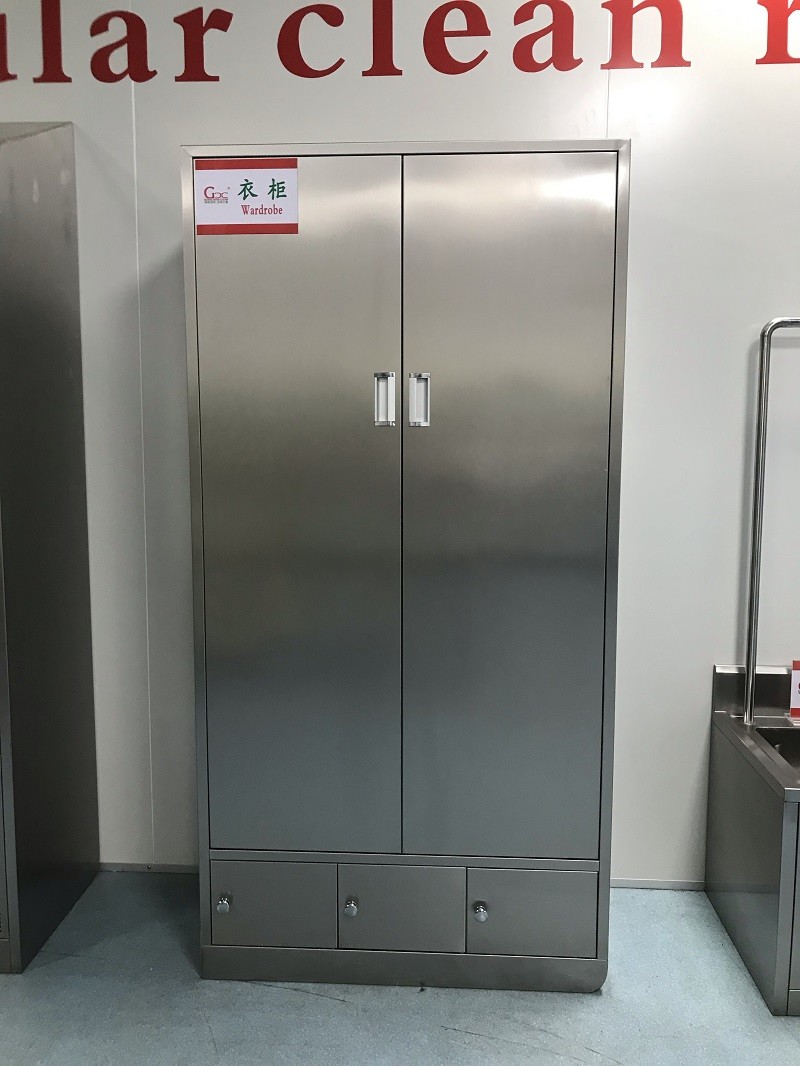 Double-Door Stainless Steel Wardrobe: The Ideal Choice for Clean Spaces