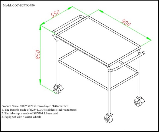 Design Scheme for a Two-Tier Platform Cart Specifically for Hospital ...