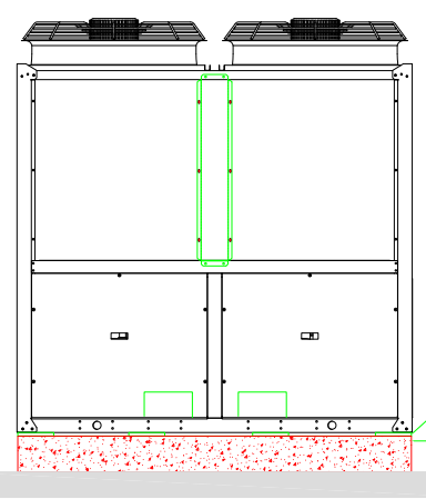 Analysis of Air Conditioning Foundation Design Scheme for a Food Factory