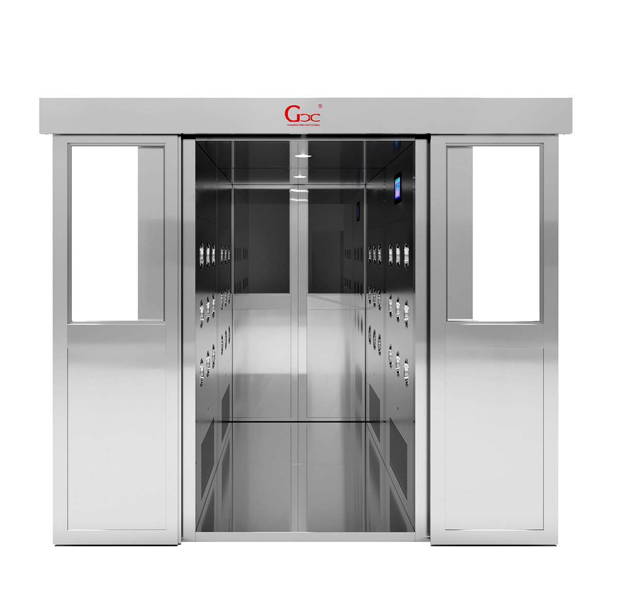 Manual Modular Sliding Door Air Showers For Food Industry