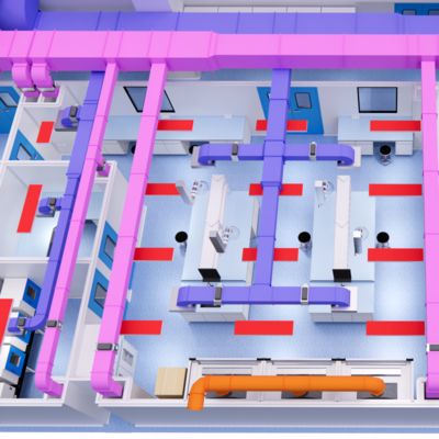 ISO Modular Physical and Chemical GMP Cleanroom Biomedical Project Solution