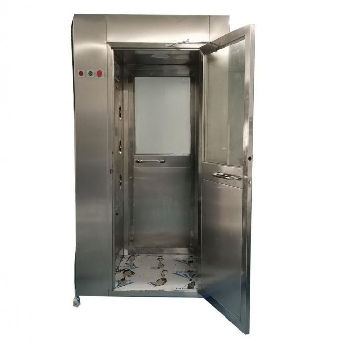 220V 50HZ Stainless Steel Cleanroom / Single Person Air Shower Tunnel