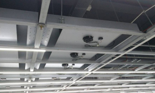 class 1000 HEPA Filter Ceiling Module , 100W Ffu Fan Filter